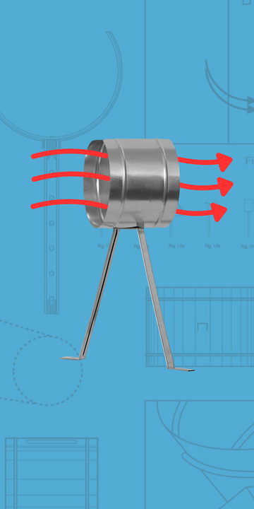 Duct Saddle Support System for Flexible HVAC Ductwork